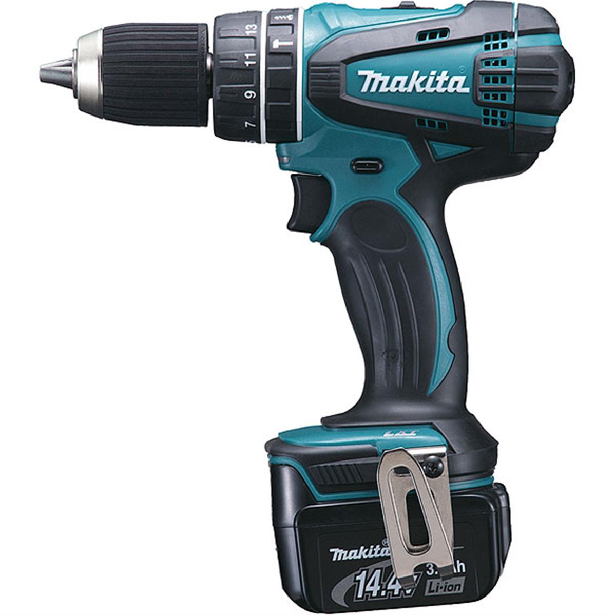 Makita Perceuse visseuse percussion 14.4 v BHP446RFJ Makita - Outil ...