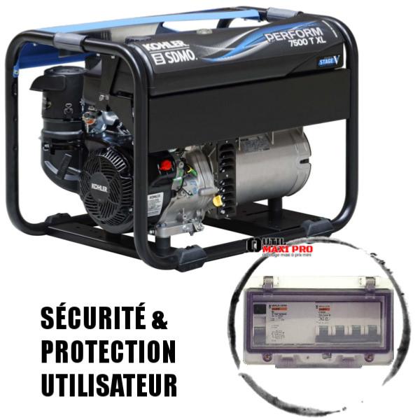 SDMO Groupe électrogène Tri PERFORM 7500 T XL C5