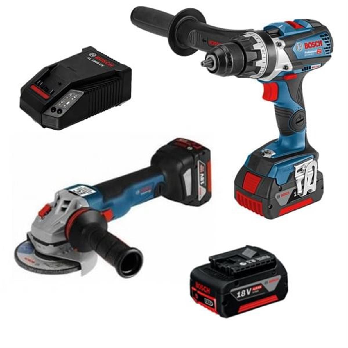 BOSCH Duo Perceuse-visseuse + meuleuse 0615990J5H - Outil Maxi Pro