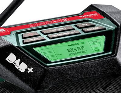 METABO Radio de chantier sans fil R 12-18 DAB+ BT - Outil Maxi Pro