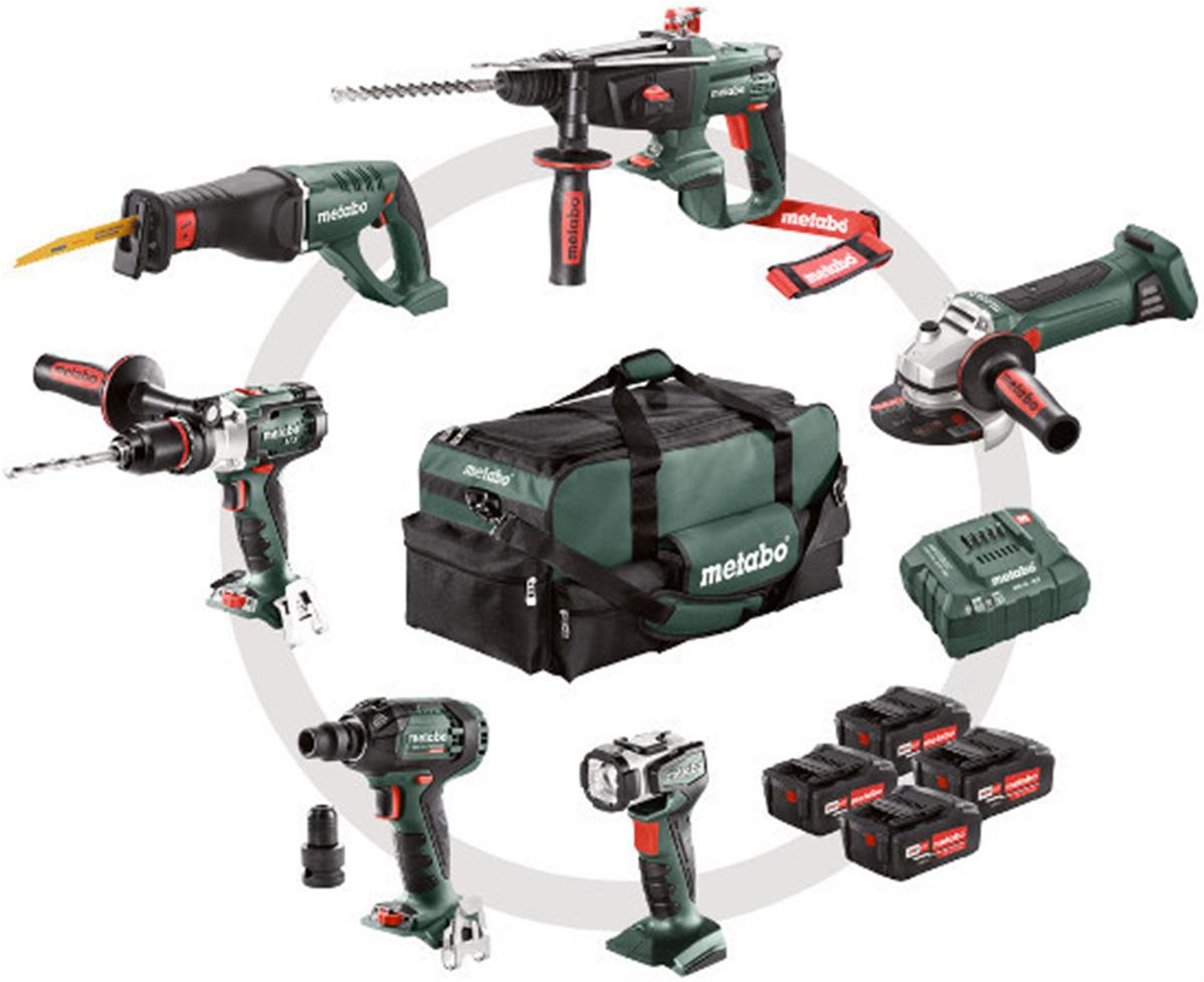 METABO Set 6 outils construction sans fil 691008000 - Outil Maxi Pro