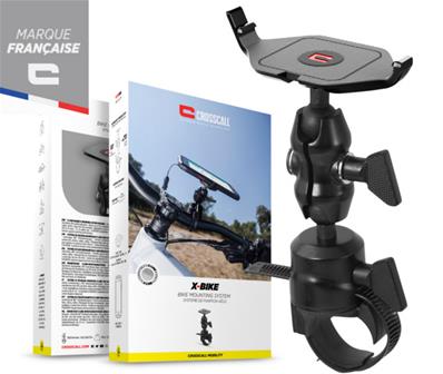 CROSSCALL Fixation et potence X-BIKE idéale pour vélo - Outil Maxi Pro