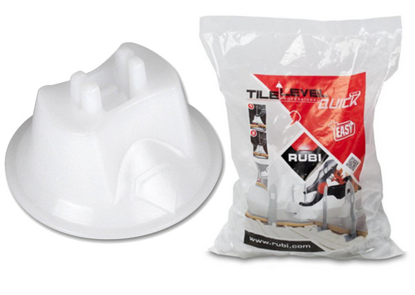 RUBI Coupelles TILE LEVEL QUICK 02890-02891-02892 - Outil Maxi Pro