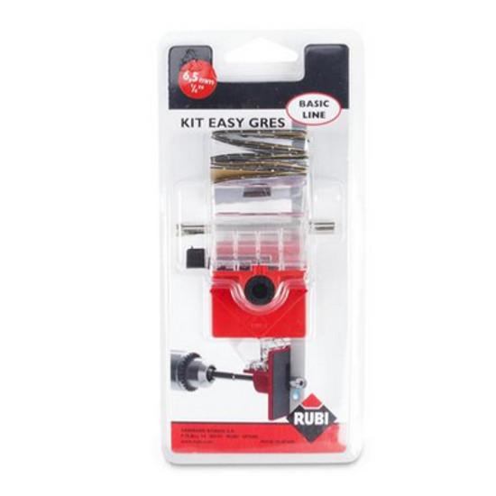 Rubi KIT EASY GRES Trépans diamant coupe à eau de 6 à 12 mm Rubi - Outil Maxi Pro