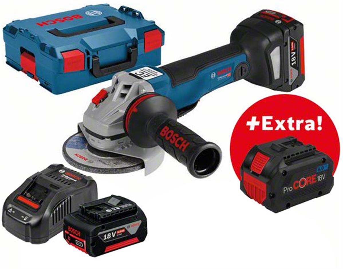 BOSCH Meuleuse d'angle GWS 18V-10 PSC 125 mm 2x5Ah - Outil Maxi Pro